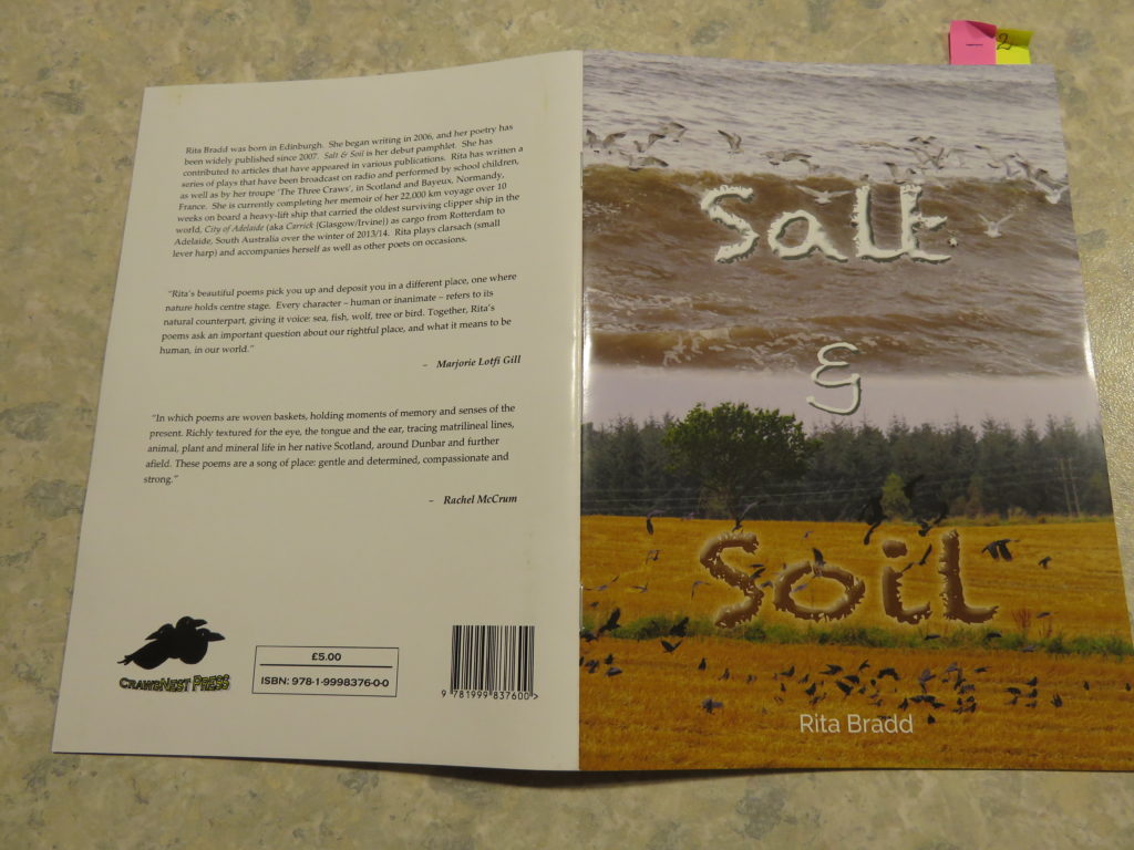 Salt & Soil Debut Poetry Booklet - Rita Bradd